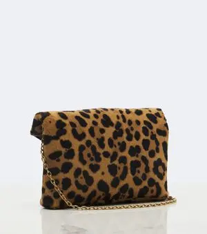Saint Laurent Cassandre Small Calf Hair Shoulder Bag