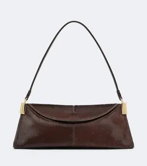 Balmain Calf Hair Shoulder Bag