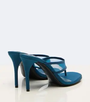 Alaïa Tulle Thong Sandals