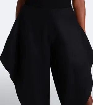 Alaïa Draped Wool-blend Pants