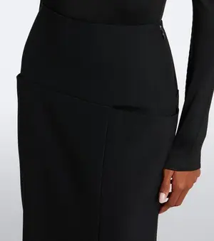 Alaïa Wool Maxi Skirt