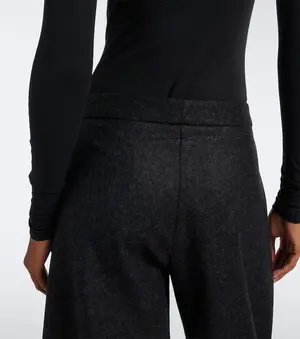 Alaïa Virgin Wool Barrel-leg Pants