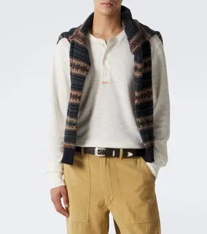 Polo Ralph Lauren Waffle-knit Cotton Henley Shirt