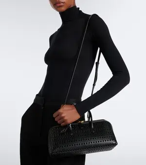 Alaïa Delta Medium Vienne Leather Top-handle Bag