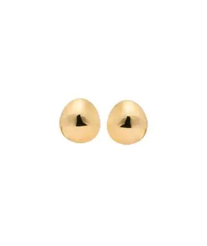 Alaïa Dome Medium Stud Earrings - Gold