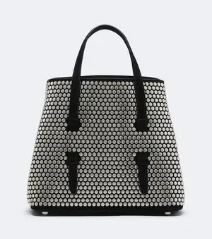 Alaïa Mina 20 Studded Leather Top-handle Bag