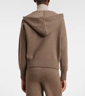 Agnona Cashmere, Wool, And Silk Hoodie