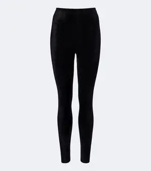 Alaïa Velvet Leggings