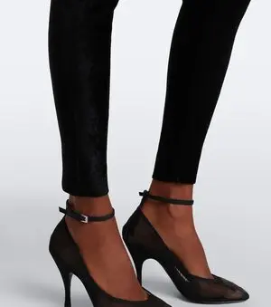 Alaïa Velvet Leggings