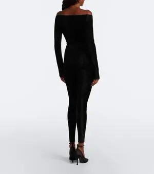Alaïa Velvet Leggings