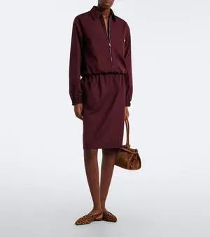 Prada Leopard-print Calf Hair Slingback Flats - Brown