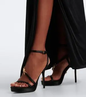 Versace Medusa '95 Satin Platform Sandals