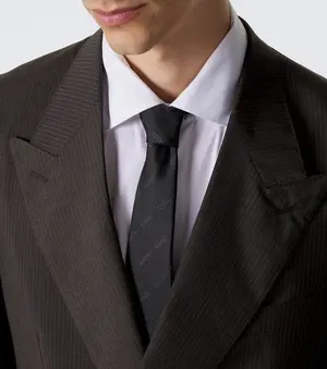 Gucci Logo Silk Tie
