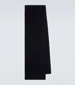 Agnona Ribbed-knit Cashmere Scarf