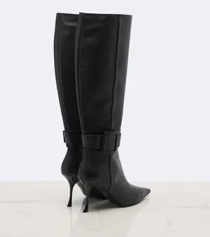 ROGER VIVIER Viv Ville Leather Knee-high Boots