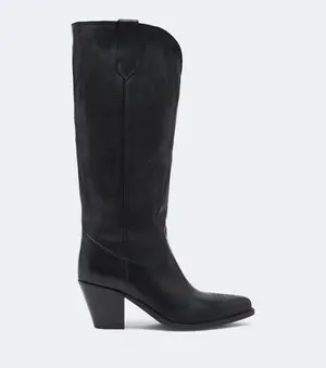 GOLDEN GOOSE 70' Wish Star Leather Cowboy Boots