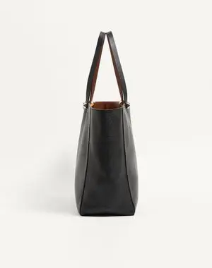 Valentino Garavani Rockstud Tote In Reversible Elk Print Calfskin