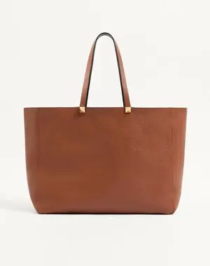 Valentino Garavani Rockstud Tote In Reversible Elk Print Calfskin