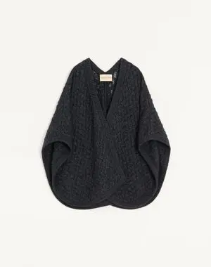Valentino Garavani Wool And Mohair Poncho