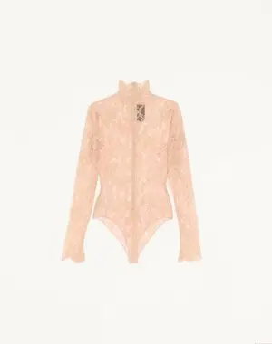 Valentino Garavani Lurex Lace Bodysuit