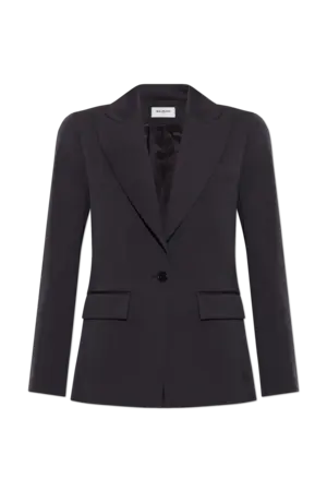 Balmain Wool Blazer With Single Vent