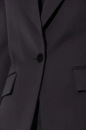 Balmain Wool Blazer With Single Vent