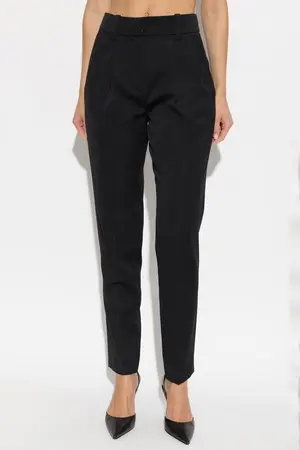 Balmain Wool Pleated Trousers