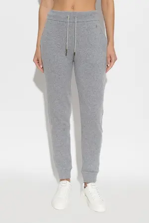 Balmain Wool Pants With Logo