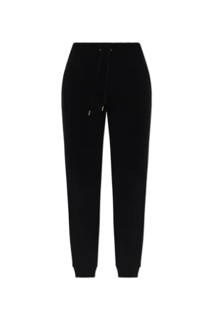 Balmain Wool Pants With Sewn-in Logo - Black