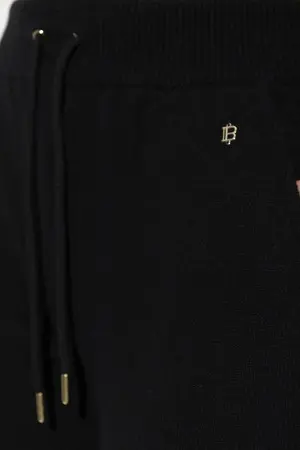 Balmain Wool Pants With Sewn-in Logo