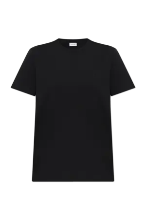 Balmain Cotton T-shirt With Embroidered Logo