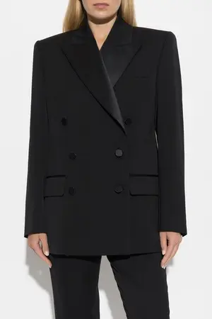 Balmain Wool Blazer With Double Vent