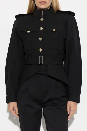 Balmain Wool Jacket With Belt