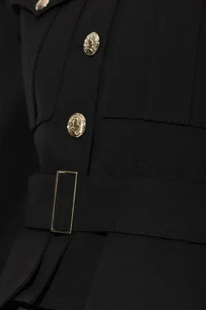 Balmain Wool Jacket With Belt