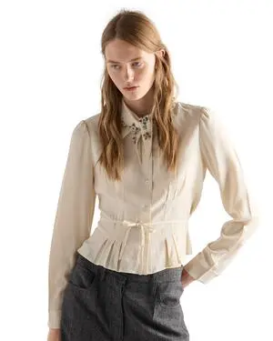 Prada Silk Shirt - Neutral