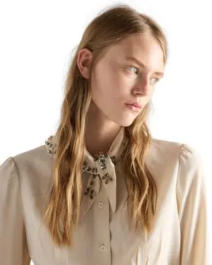 Prada Silk Shirt - Neutral