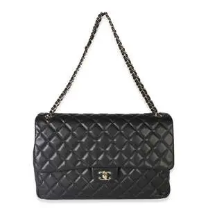 Chanel 24c Quilted Caviar Maxi Xxl Travel Flap Bag