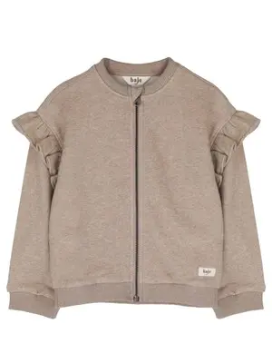BAJE STUDIO Organic Cotton Zip-up Sweater