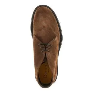 DOUCAL'S Suede Leather Lace-up Boots - Brown