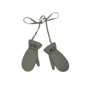 NEW ORCHARD Winter Vegan Mittens With Detachable String - Green