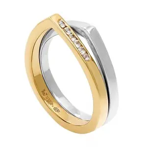 NEOLA DESIGN Cara And Sterling Silver Pave Ring - Gold