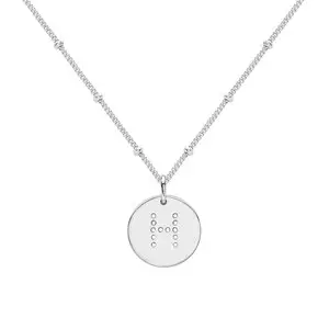 NEOLA DESIGN Alphabet H Necklace - Silver