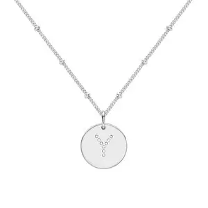 NEOLA DESIGN Alphabet Y Necklace - Silver
