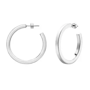 NEOLA DESIGN Sterling Hoop Earrings - Silver