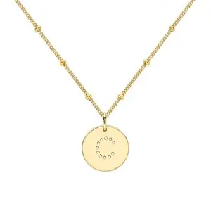 NEOLA DESIGN Alphabet C Necklace - Gold