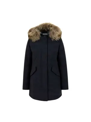 Woolrich Arctic Raccoon Parka - Blue