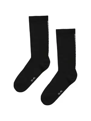 Wolford Socks With Logo And Back Seam
