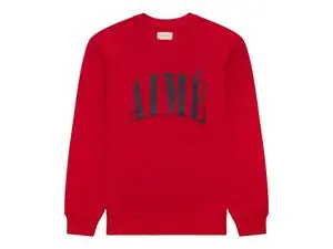 Aimé Leon Dore Aime Logo Crewneck Sweatshirt - Red