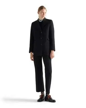 Prada Single-breasted Gabardine Jacket
