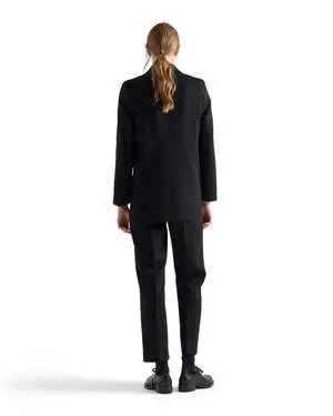 Prada Single-breasted Gabardine Jacket